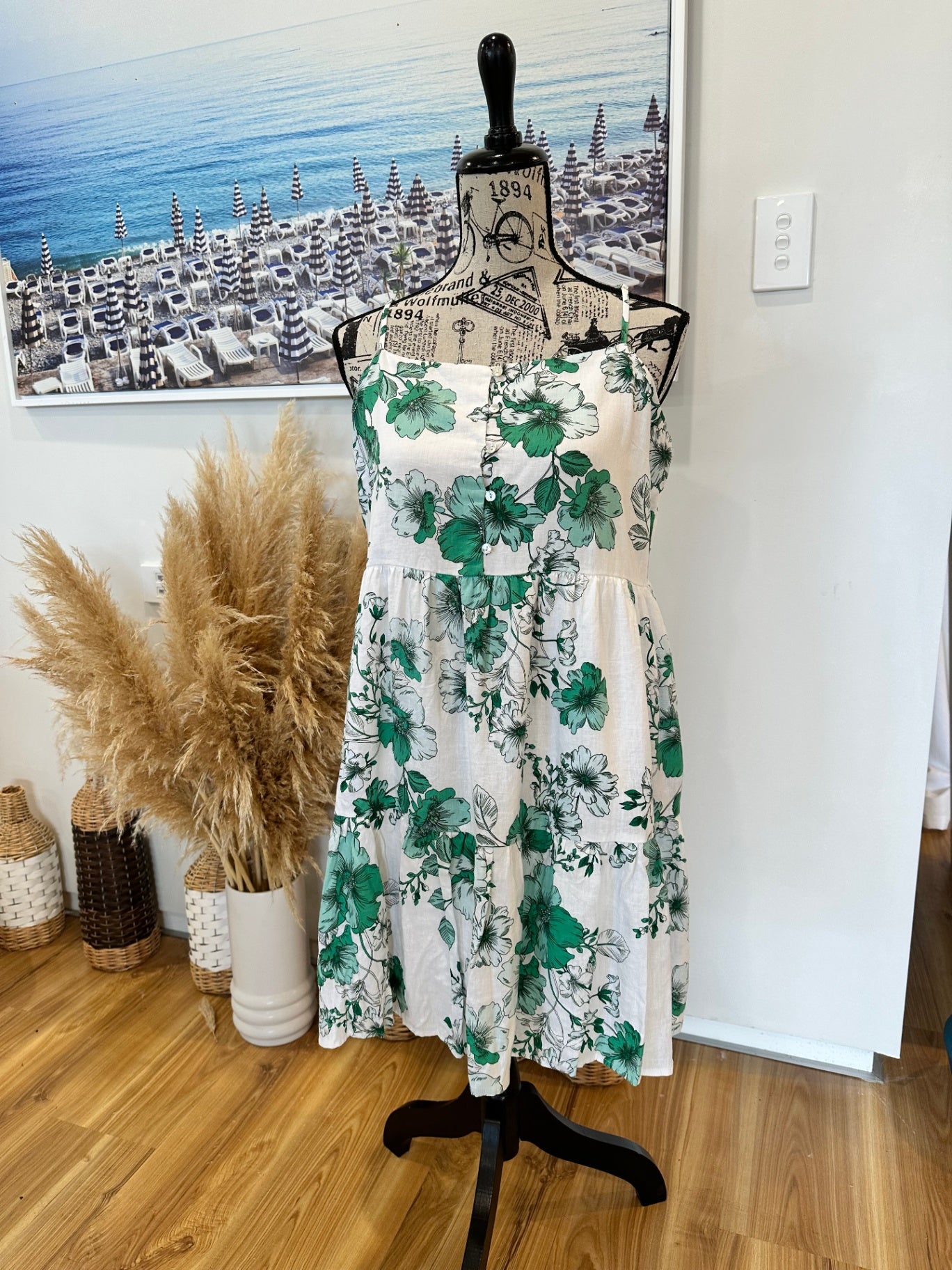 [SALE] Dotti Dress - 55% linen - size 16 – Style Anthology