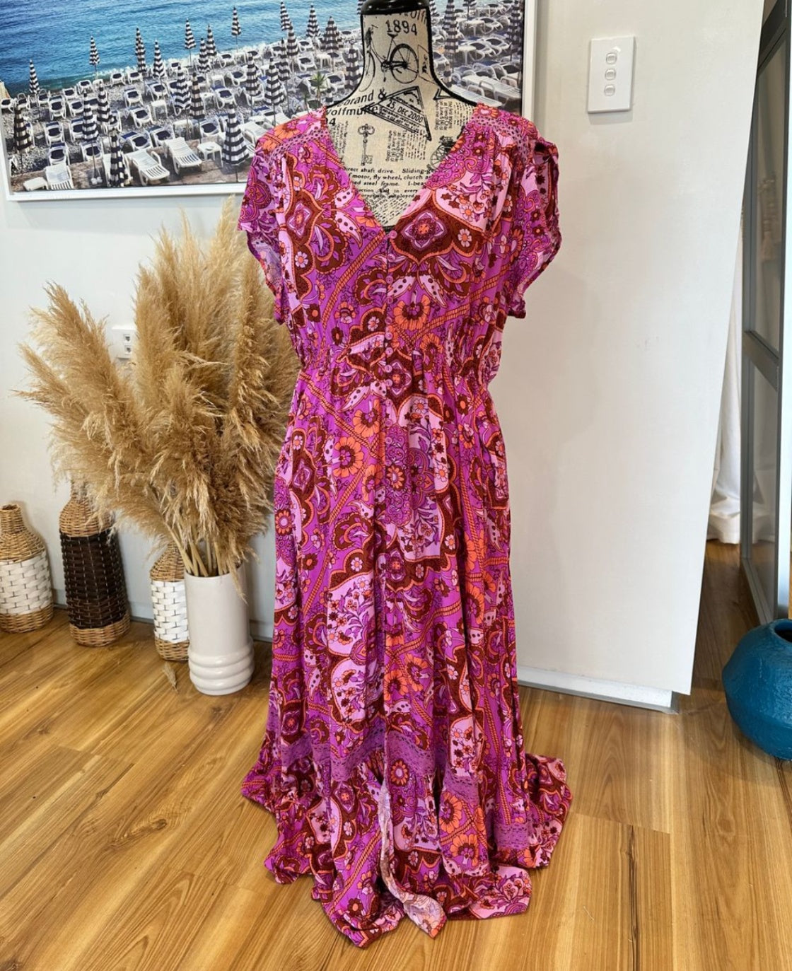 Jaase Dress 18 Pink and Purple – Style Anthology